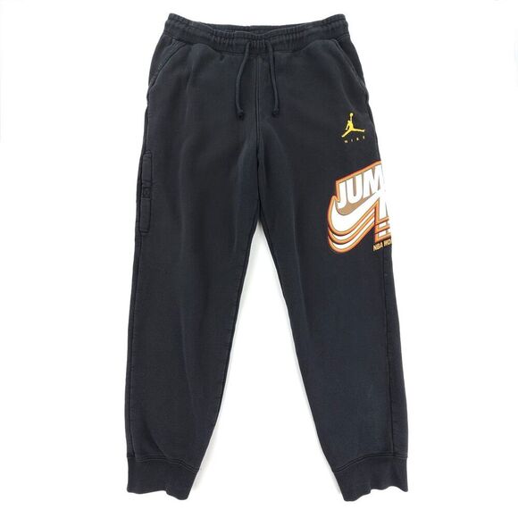 Nike | Pants | Nike Air Jordan Jumpman Fleece Sweatpants Black Jogger ...
